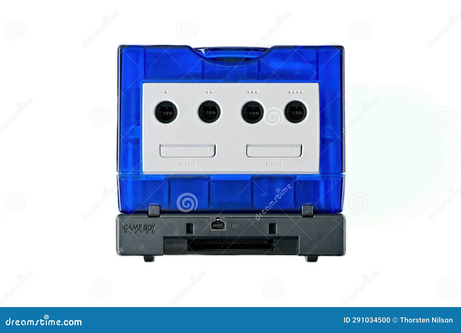 Neu-Ulm, Germany - September, 19, 2023: Nintendo Gamecube Console with ...