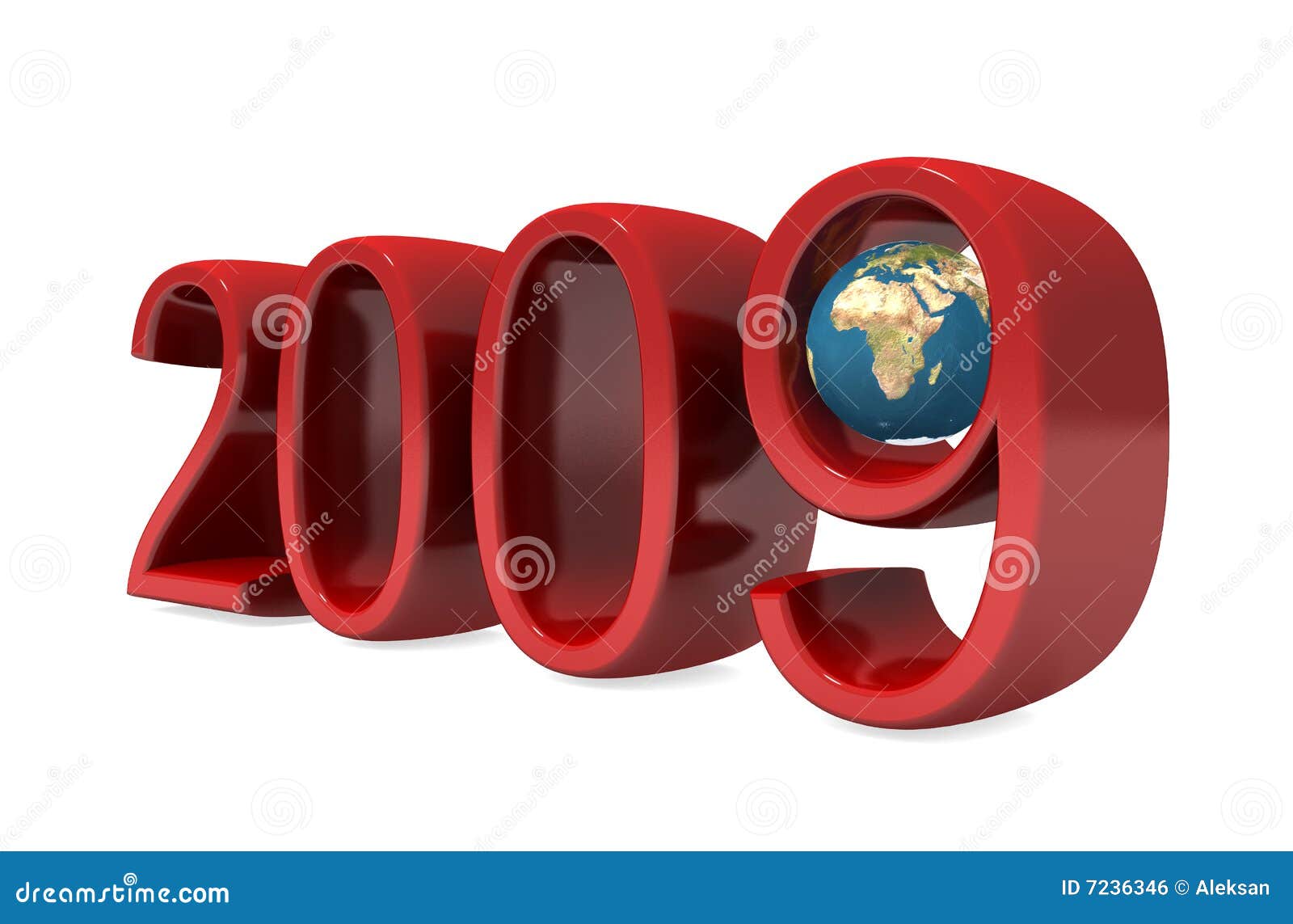 Neue 2009-Jahr-Zahlen Mit Kugel Stock Abbildung - Illustration von ...