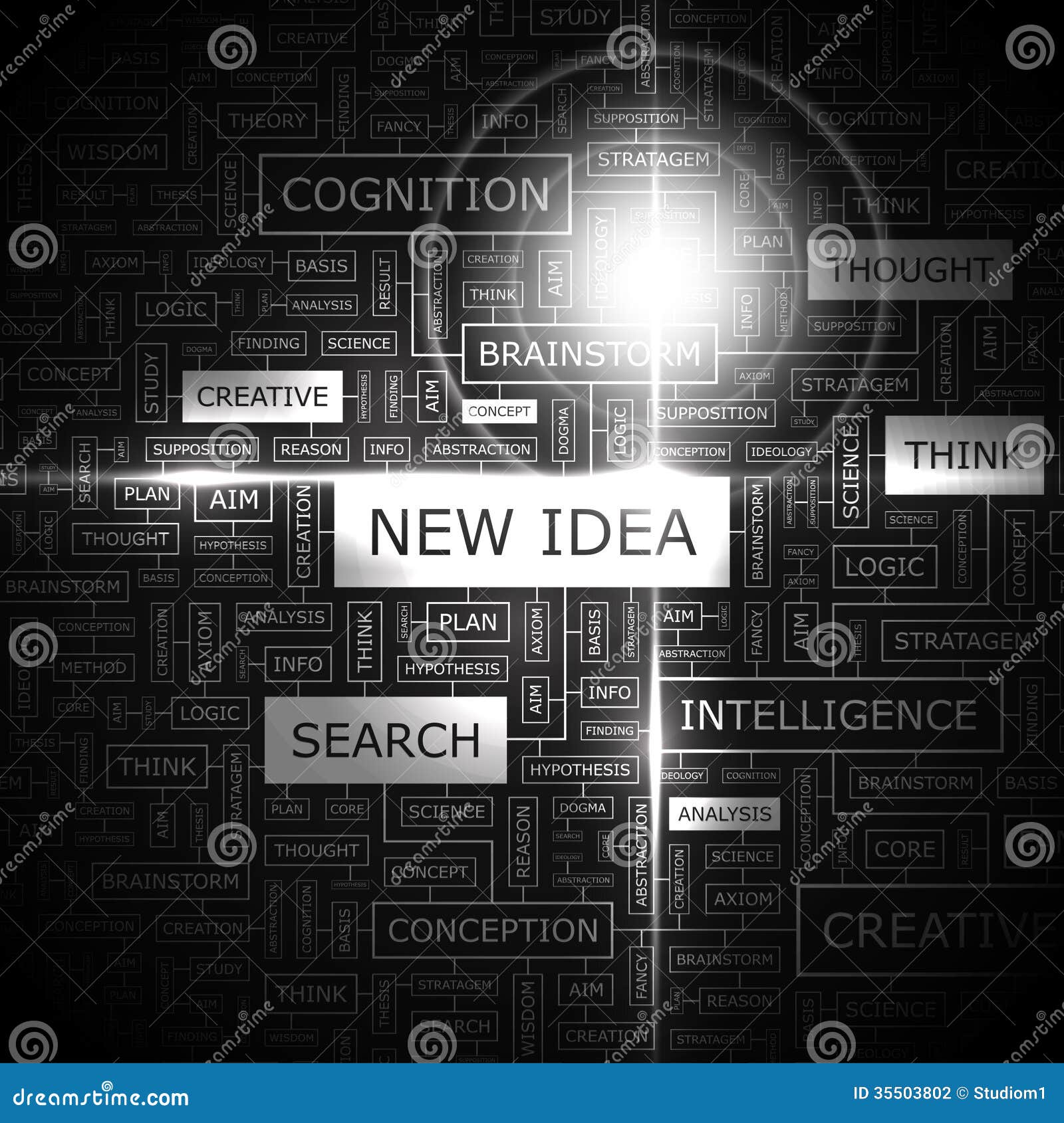 NEUE IDEE vektor abbildung. Illustration von abbildung - 35503802