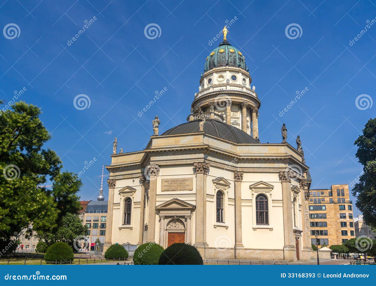 Neue Kirche, Also Deutscher Dom in Berlin, Germany Stock Image - Image ...
