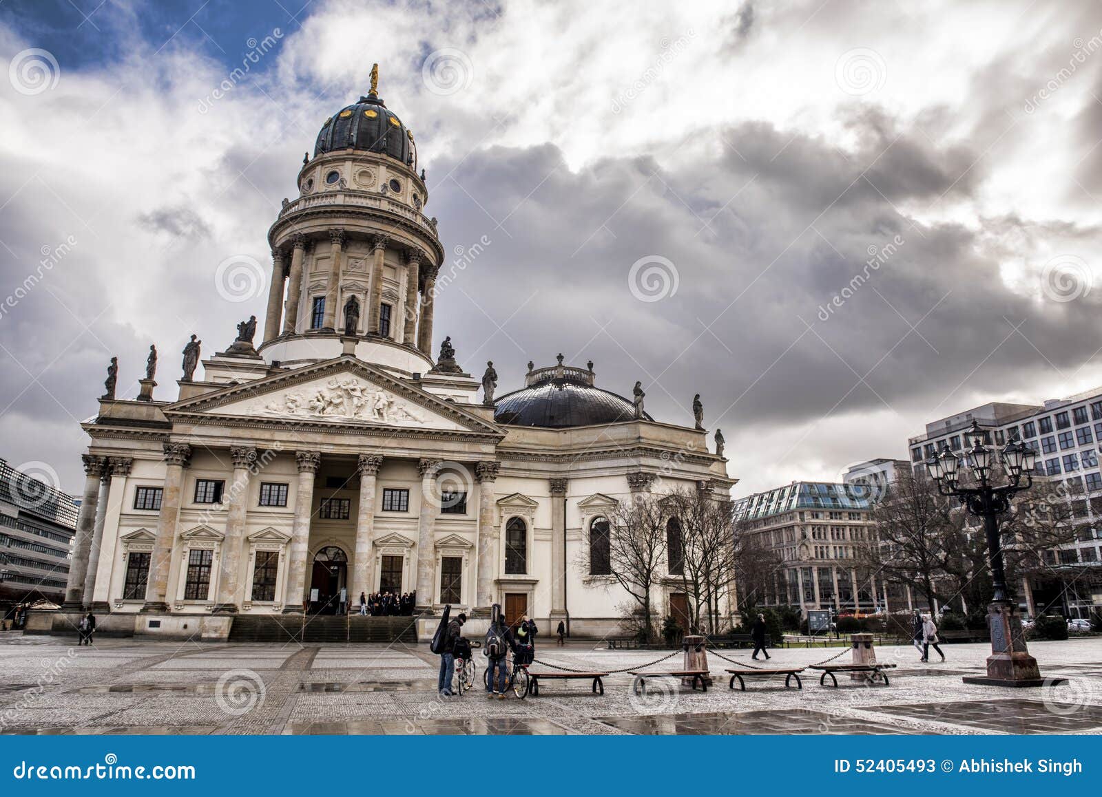 Neue Kirche in Berlin editorial stock photo. Image of exterior - 52405493