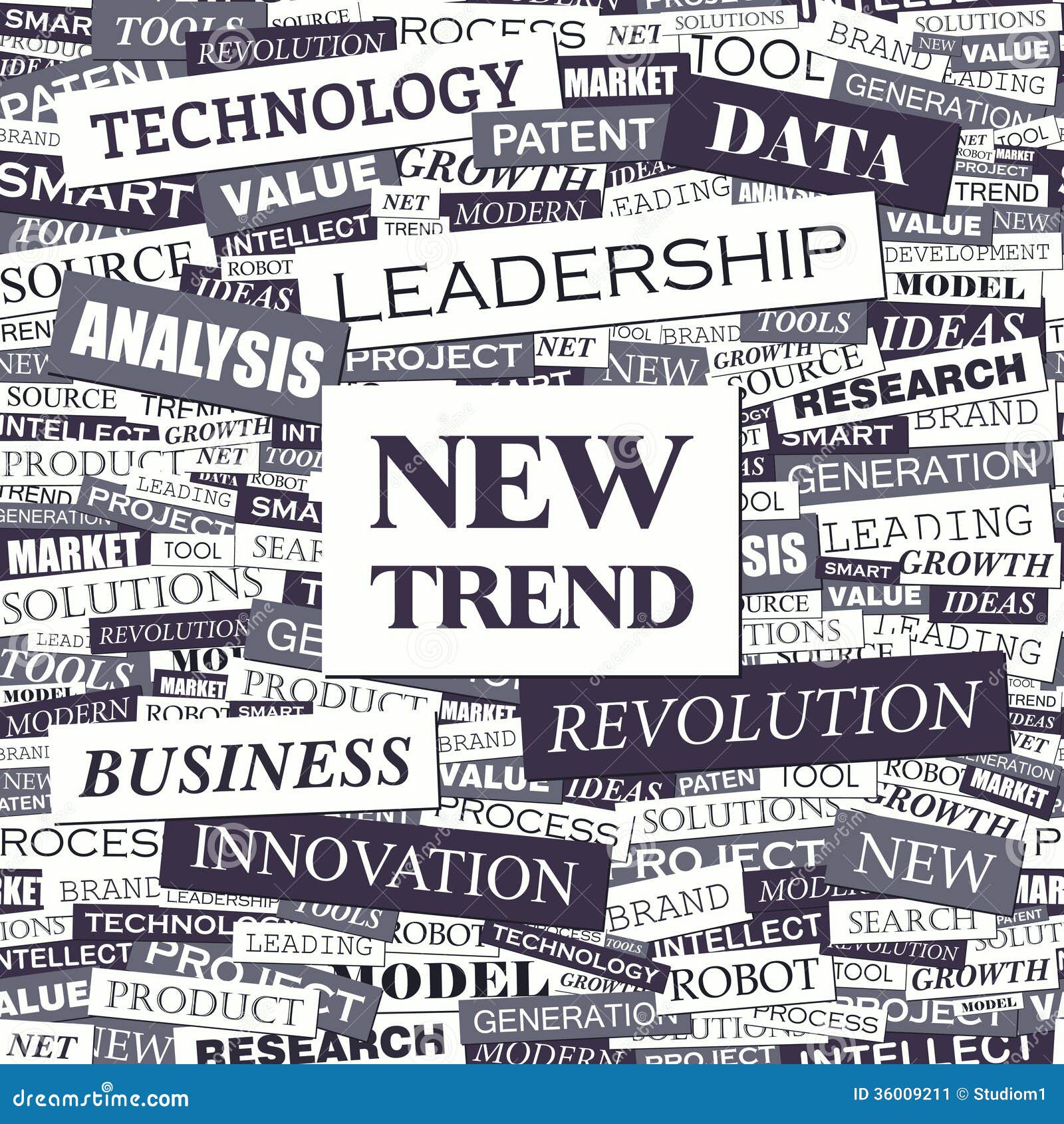 NEUE TENDENZ vektor abbildung. Illustration von dekor - 36009211