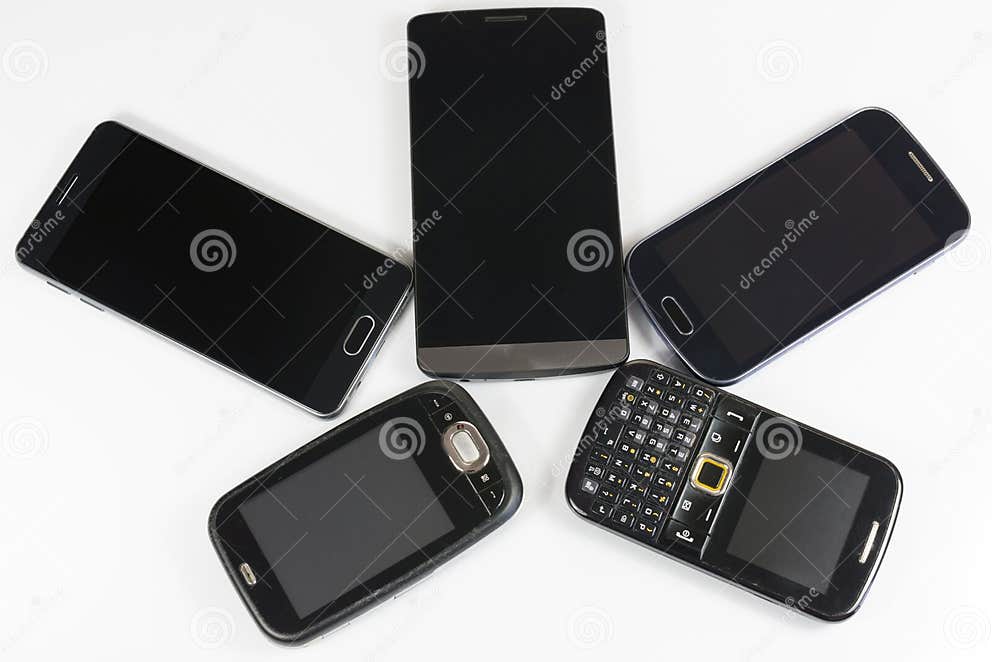 Neue und alte Handys stockfoto. Bild von telefone, altern - 79210174