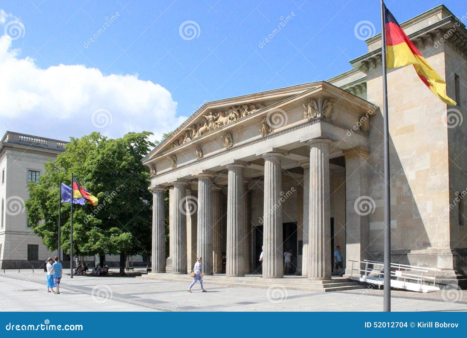 The Neue Wache in Berlin at Day Editorial Stock Image - Image of neue ...