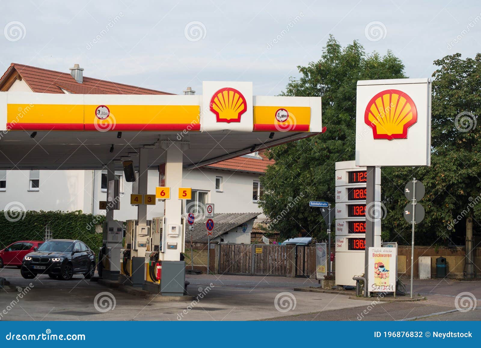 View of the Shell Station in the Street Editorial Photography - Image ...