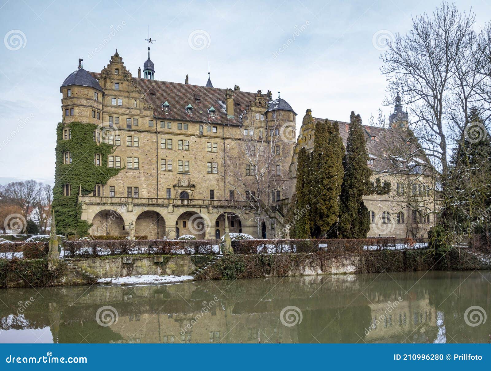 Neuenstein Castle stock photo. Image of neuenstein, castle - 210996280