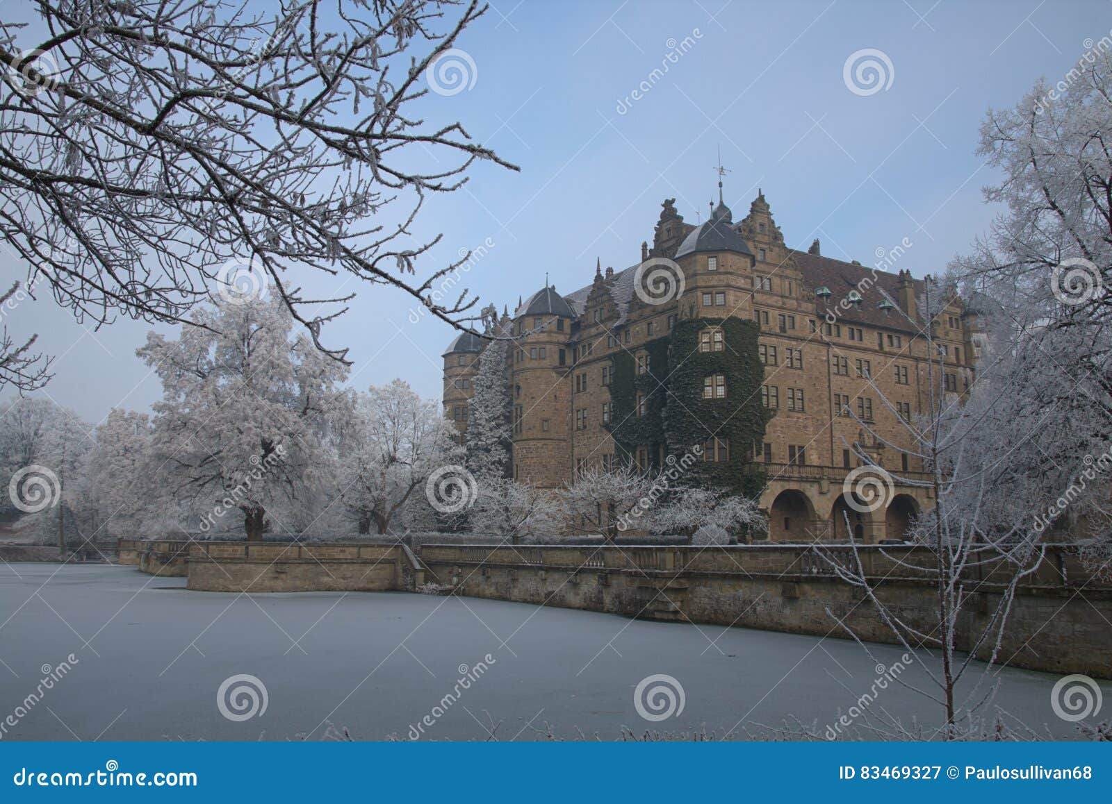 Neuenstein Castle stock image. Image of white, burg, chateau - 83469327