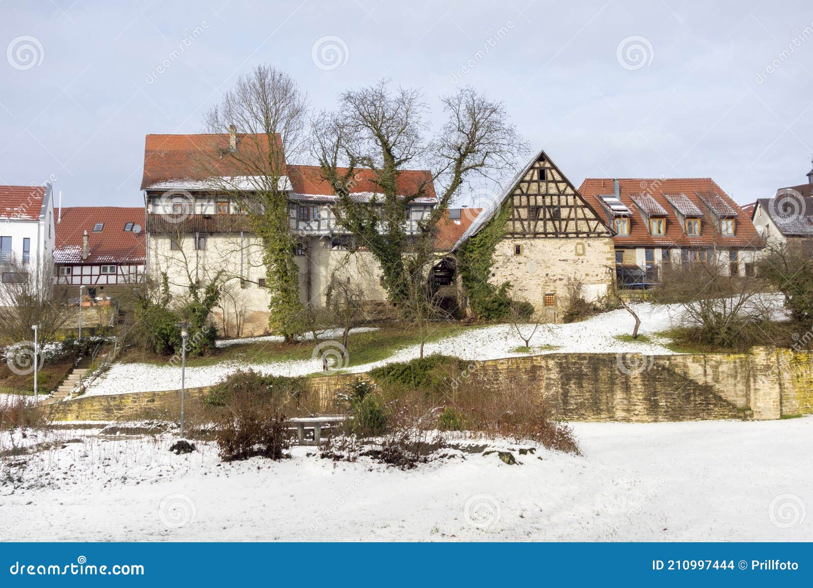 Neuenstein in Hohenlohe stock photo. Image of germany - 210997444