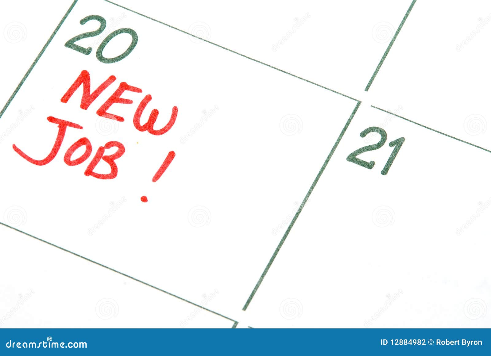 Neuer Job stockfoto. Bild von verabredung, planen, tagesordnung - 12884982