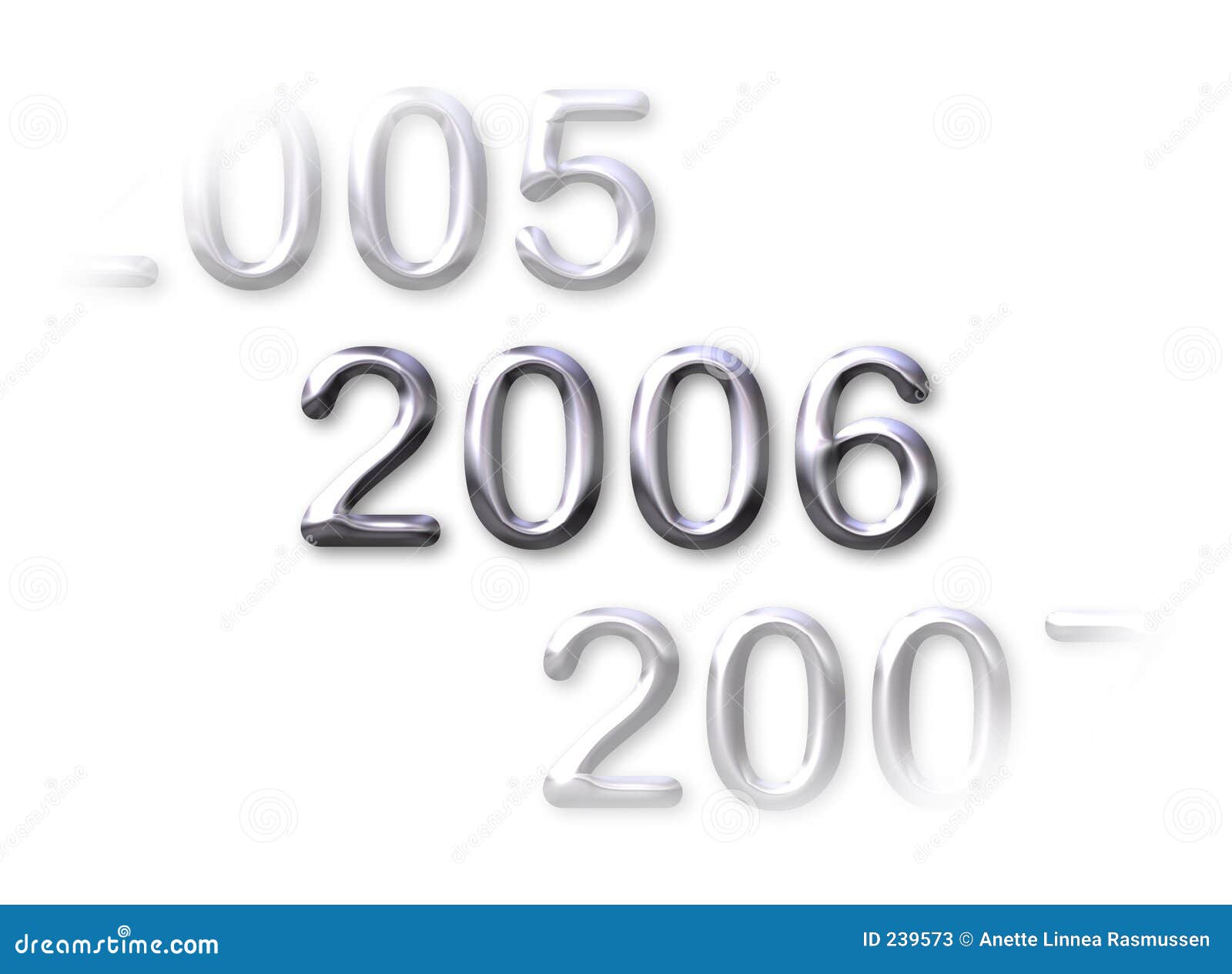 Neues Jahr 2006 stock abbildung. Illustration von kalender - 239573