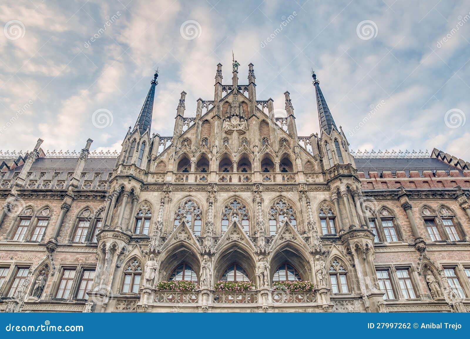 Neues Rathaus Building in Munich, Germany Stock Photo - Image of ...