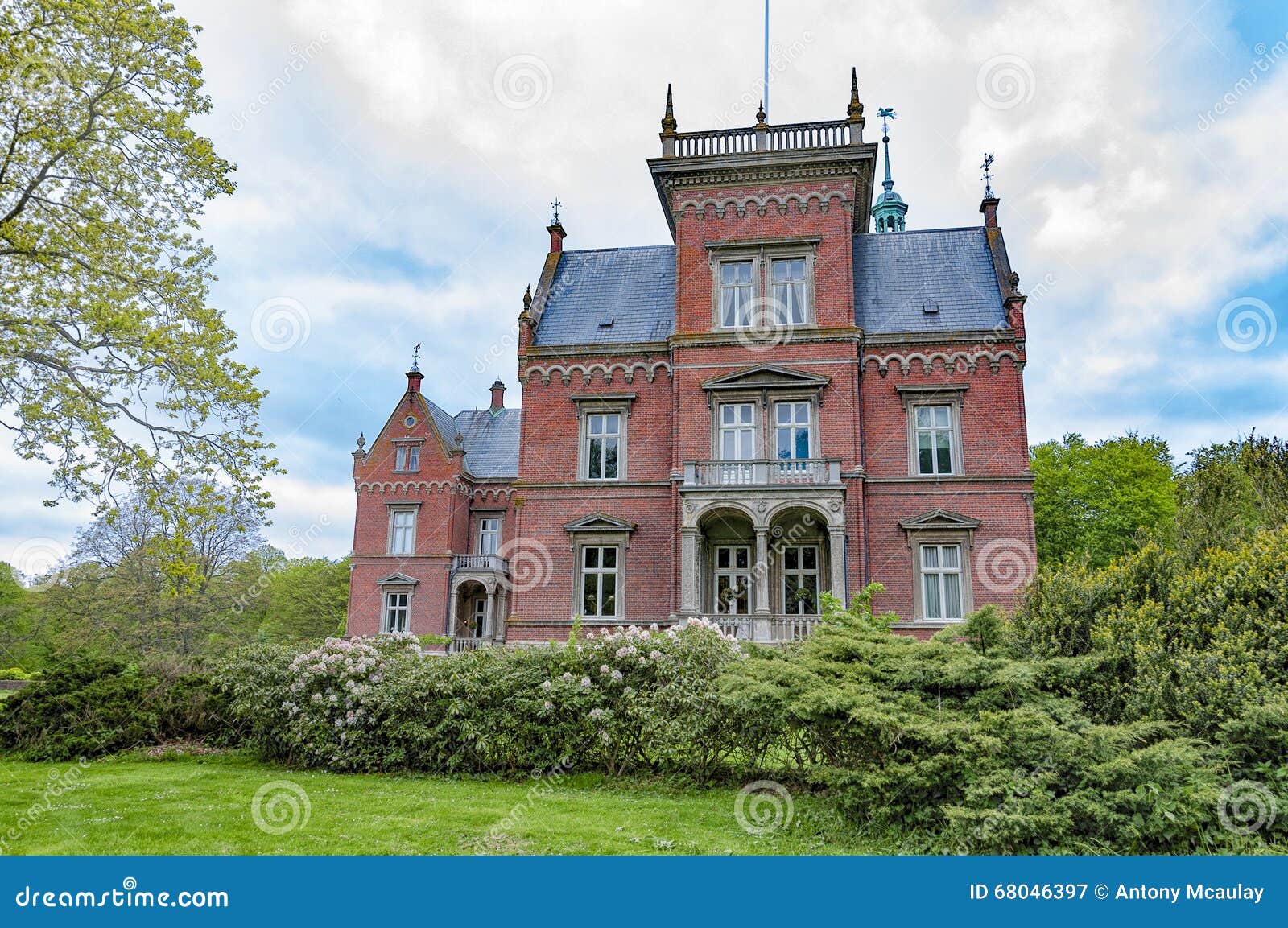 Neues Schloss Kulla Gunnarstorp Stockbild - Bild von kultur, historisch ...