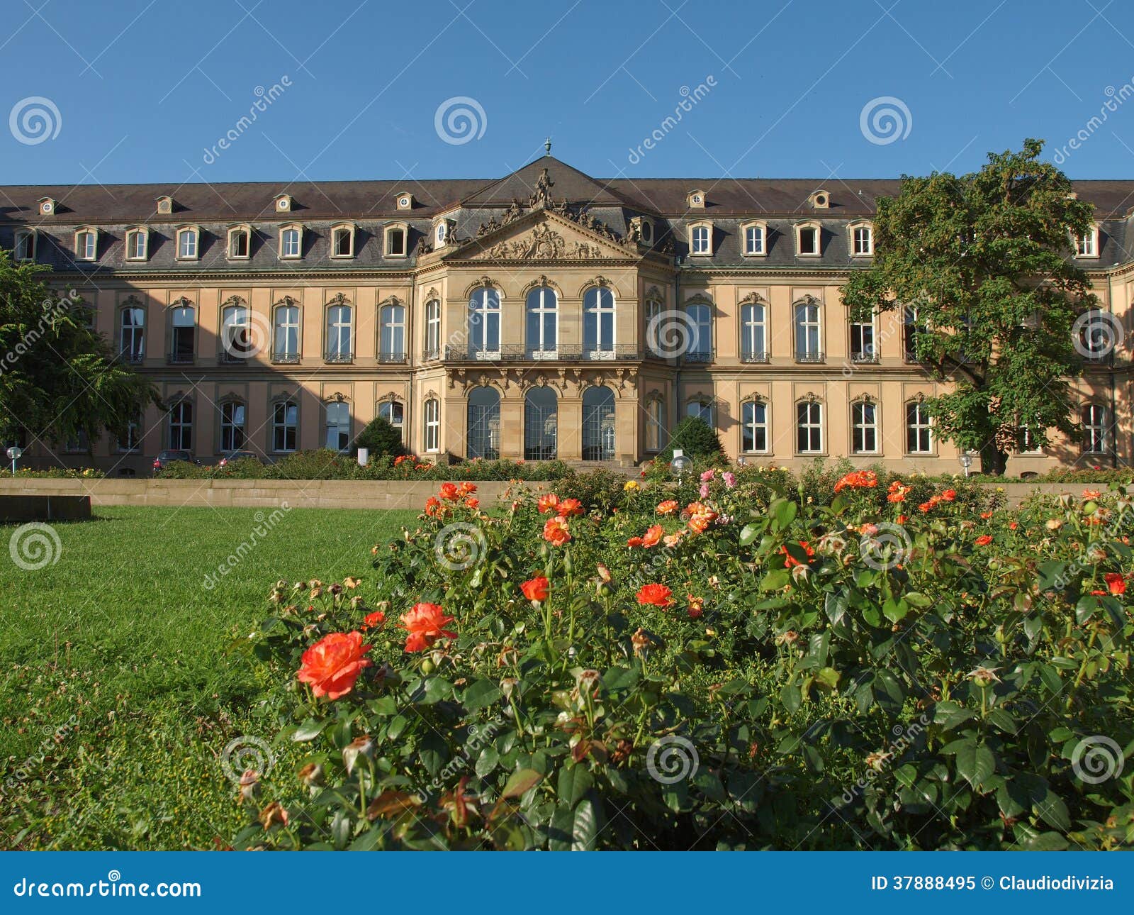 Neues Schloss (New Castle), Stuttgart Stock Image - Image of stuttgart ...