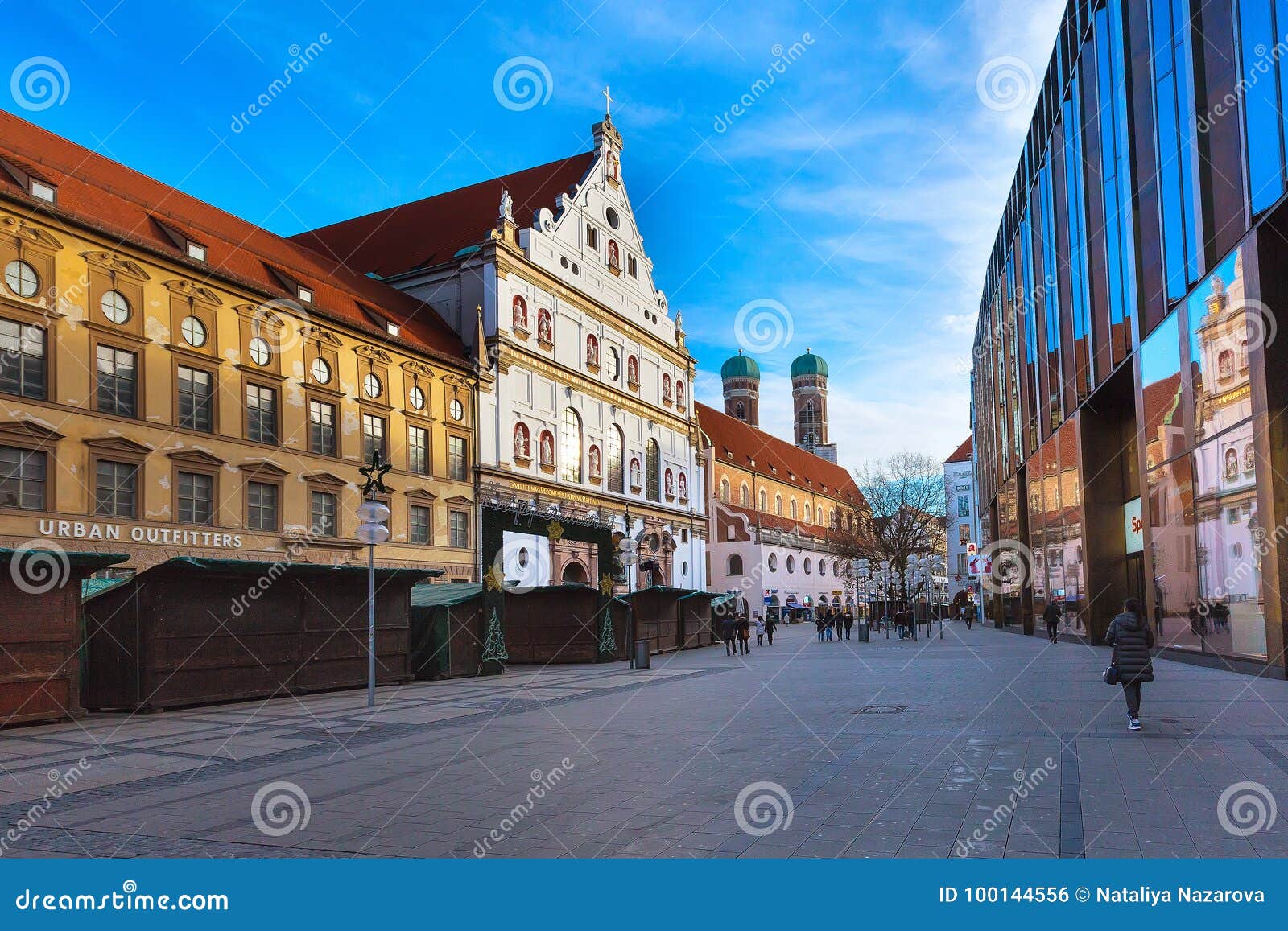 Neuhauser Street in Munich, Germany Editorial Photo - Image of shop ...
