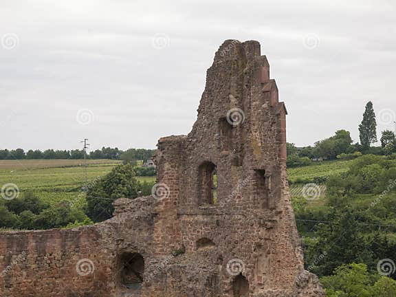 Neuleiningen,Germany stock photo. Image of rock, medieval - 78609408