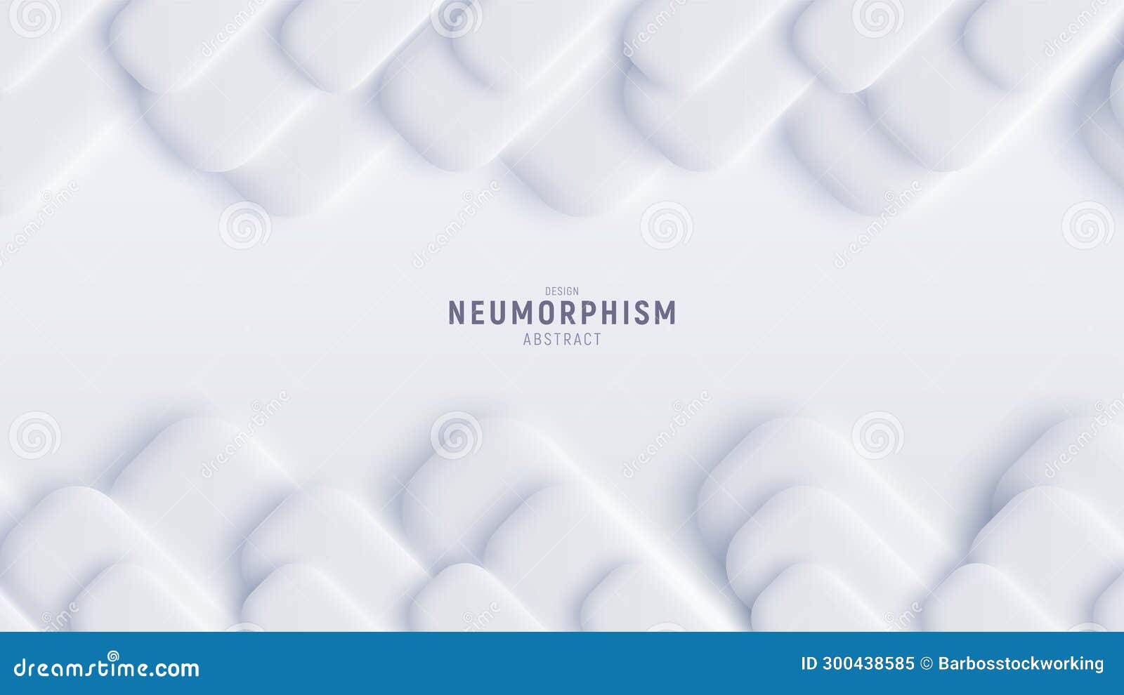 Neumorphic Soft and Bright Design with Geometric Shapes. Stock ...