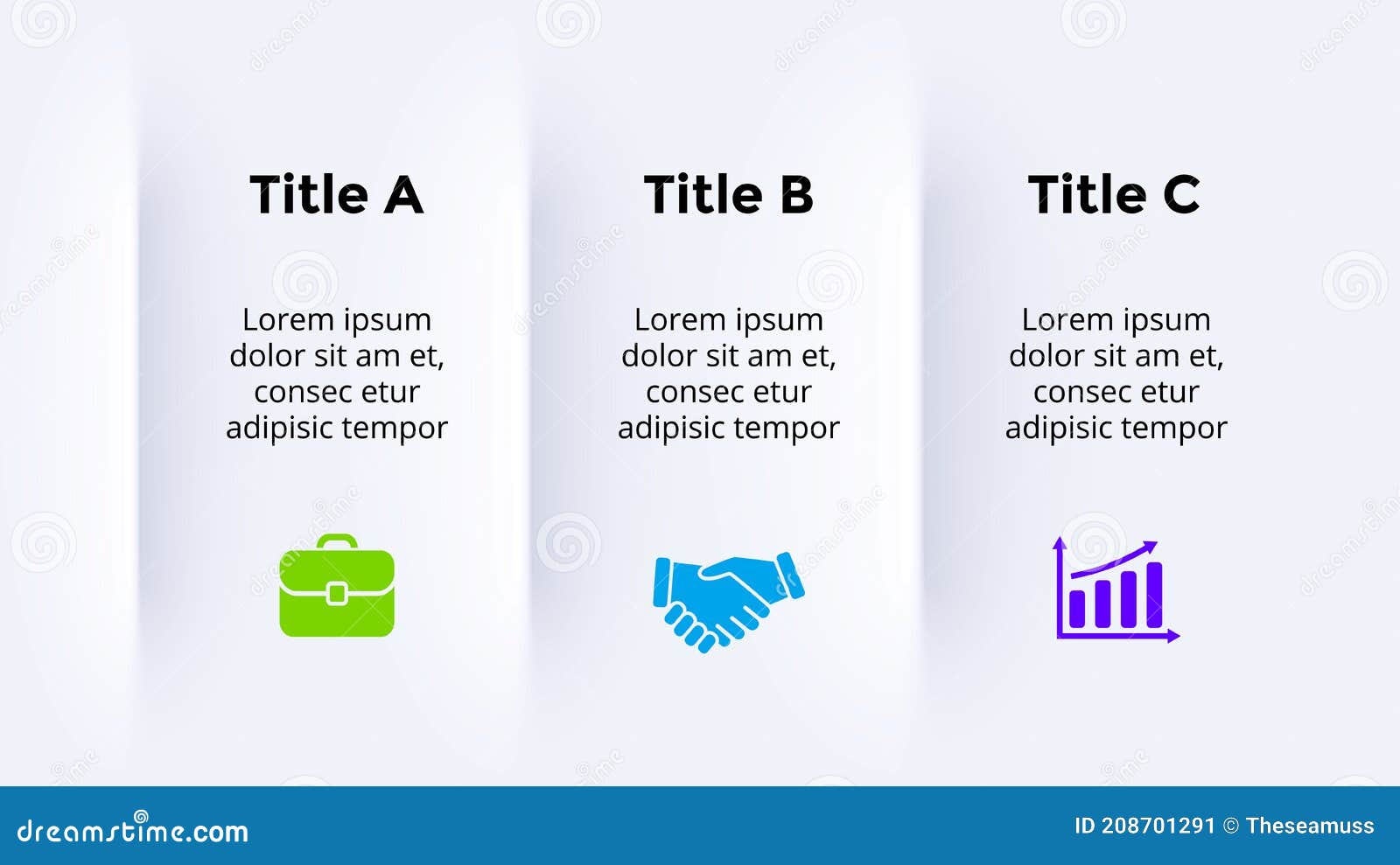 Neumorphic Vector Infographic. Presentation Slide Template. Vertical ...
