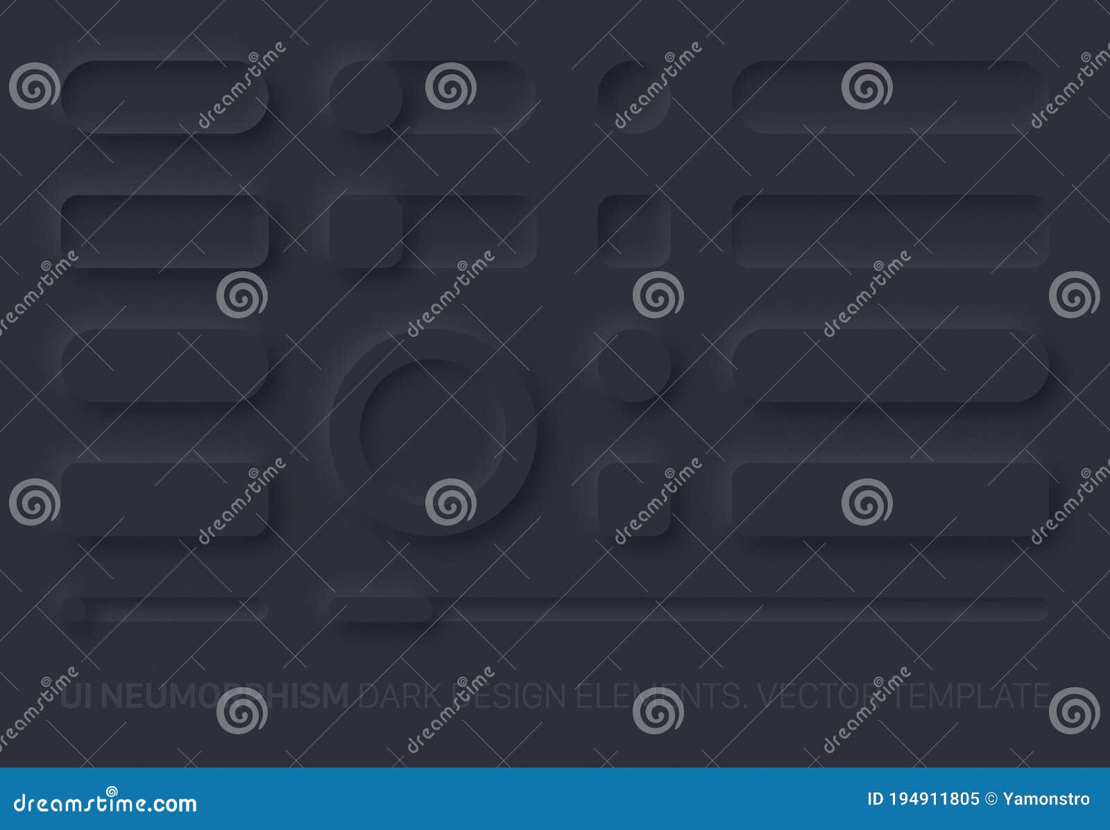 Neumorphic Vector Infographic. Presentation Slide Template. Squares ...