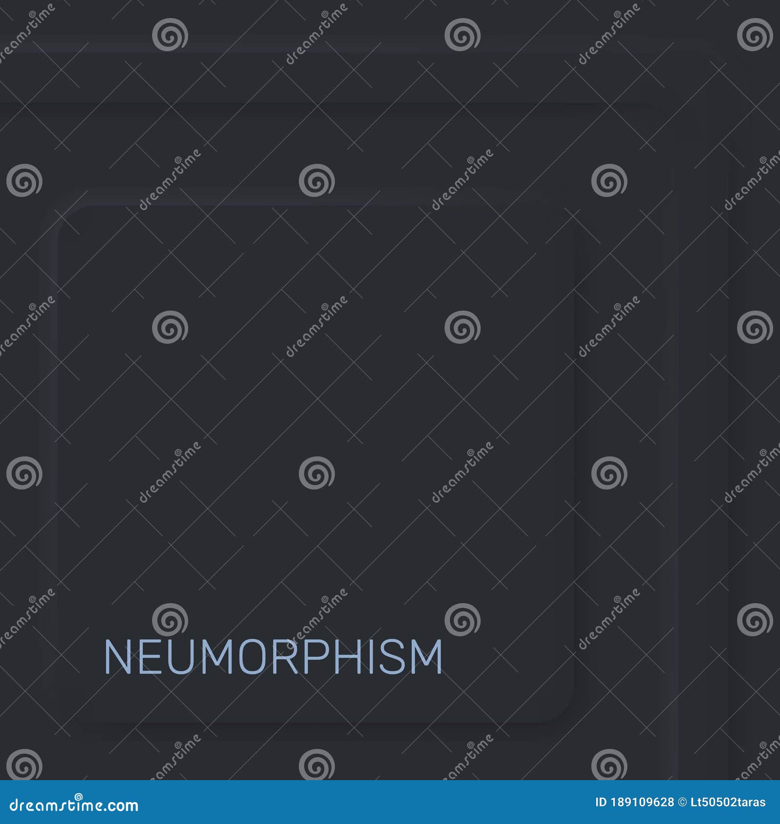 Neumorphism. Abstract Vector Background, Black Monochrome, 3d Shadow ...