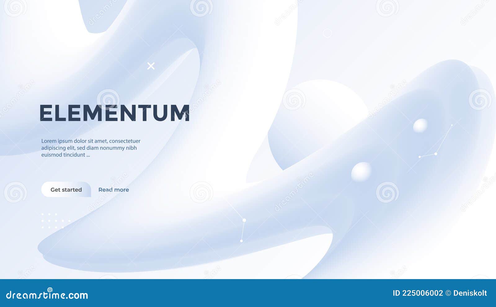 Neumorphism Poster with Gradient Light Wave. Stock Vector - Illustration of layout, trendy ...