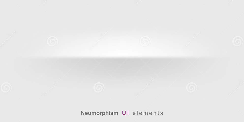 Neumorphism Style Liquid Interface Background Stock Vector ...