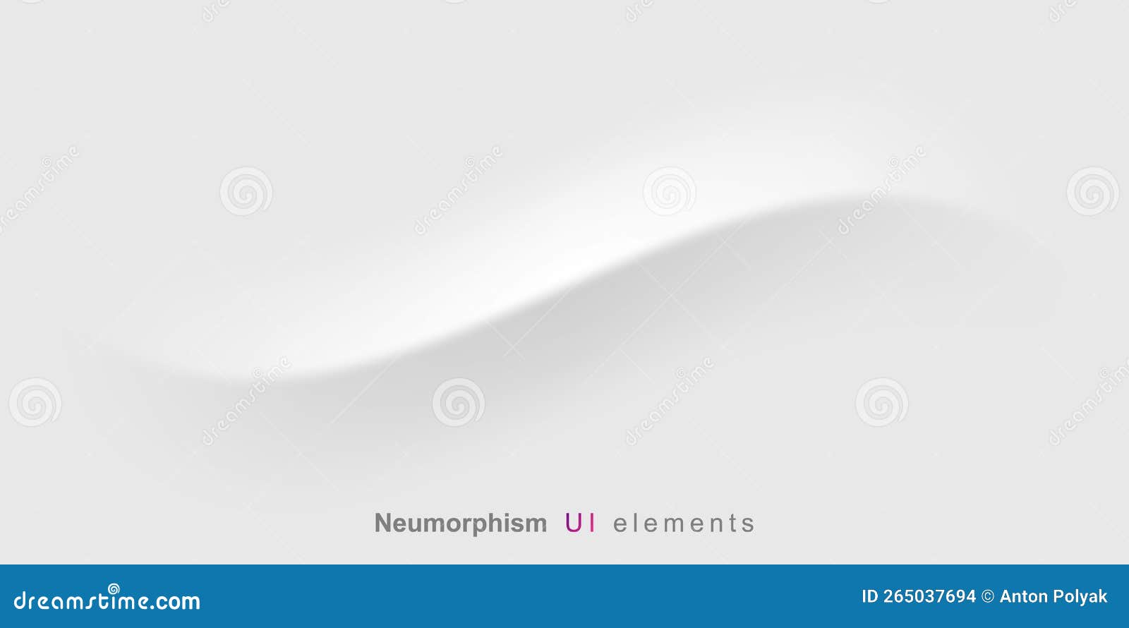 Neumorphism Style Liquid Interface Background Stock Vector ...