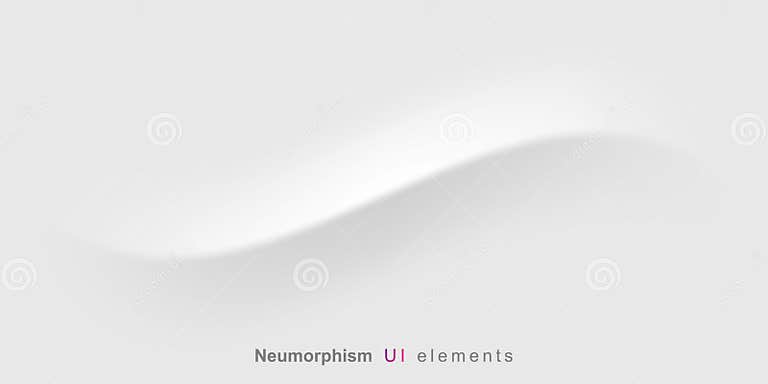 Neumorphism Style Liquid Interface Background Stock Vector ...