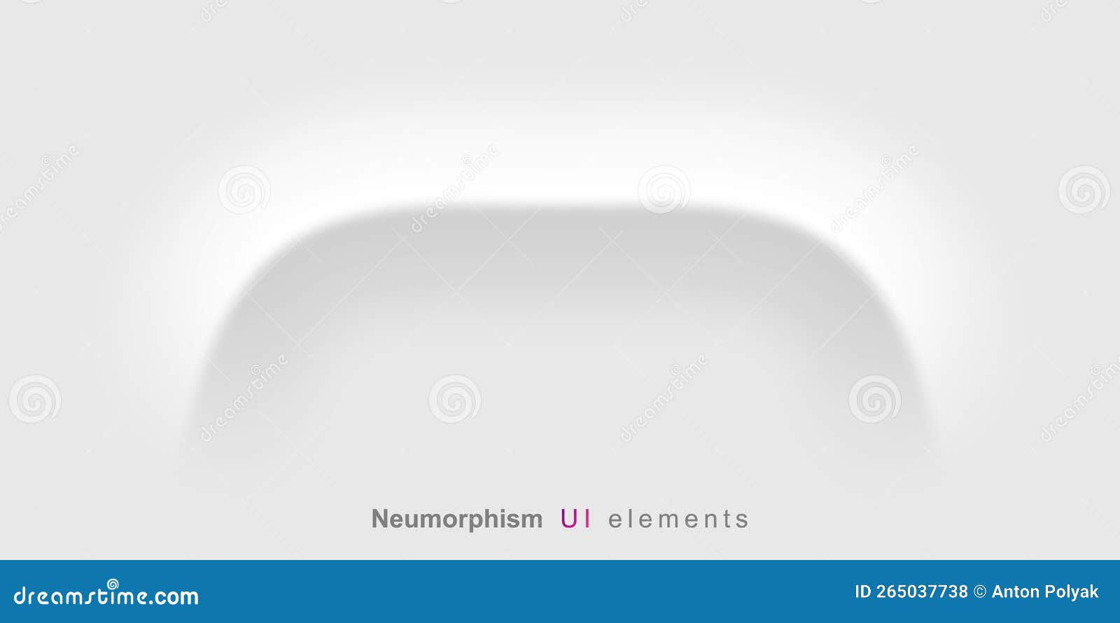 Neumorphism Style Liquid Interface Background Stock Vector ...