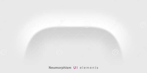 Neumorphism Style Liquid Interface Background Stock Vector ...