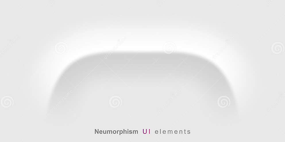 Neumorphism Style Liquid Interface Background Stock Vector ...