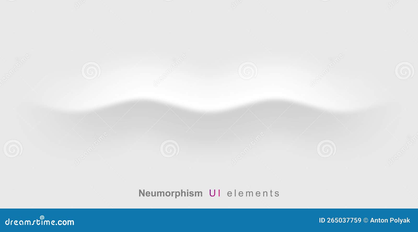 Neumorphism Style Liquid Interface Background Stock Vector ...