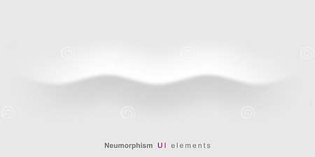 Neumorphism Style Liquid Interface Background Stock Vector ...