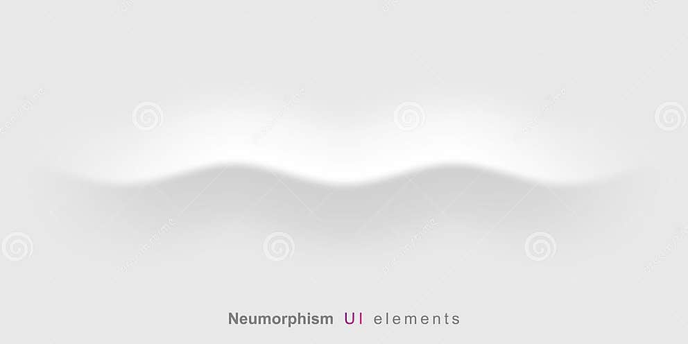 Neumorphism Style Liquid Interface Background Stock Vector ...
