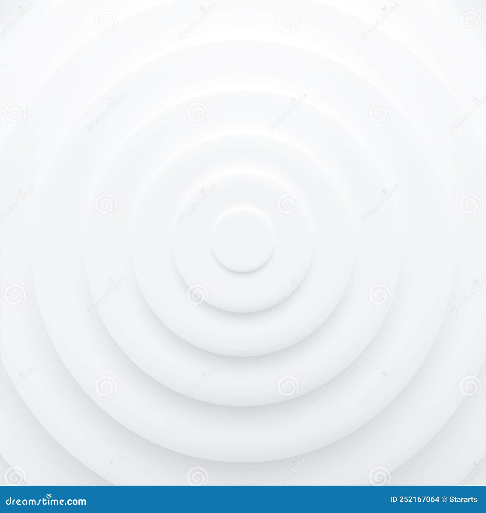 Neumorphism Style White Background with Ripple Circle Style Stock ...