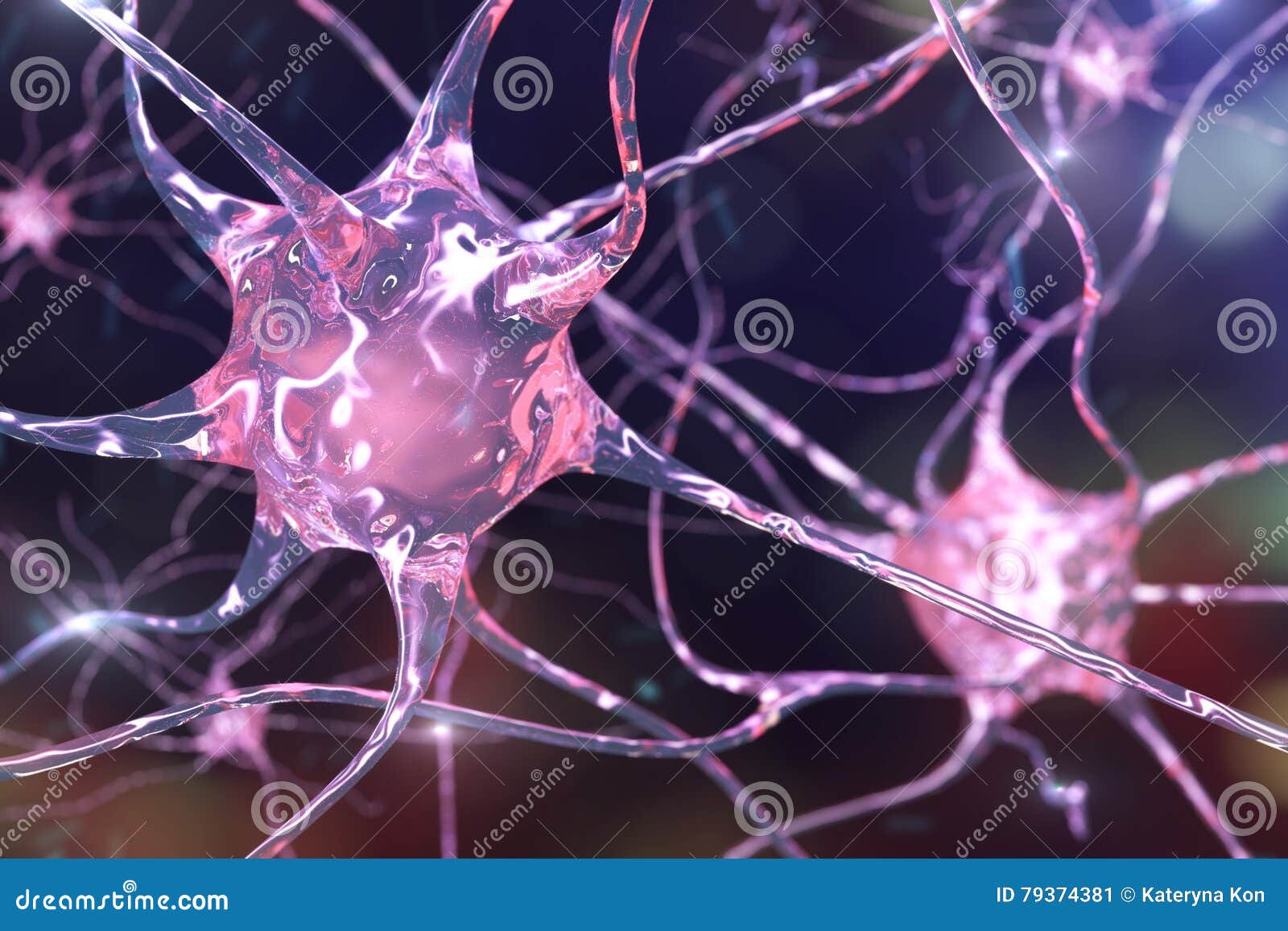 Neurônio, neurônio ilustração stock. Ilustração de medicina - 79374381