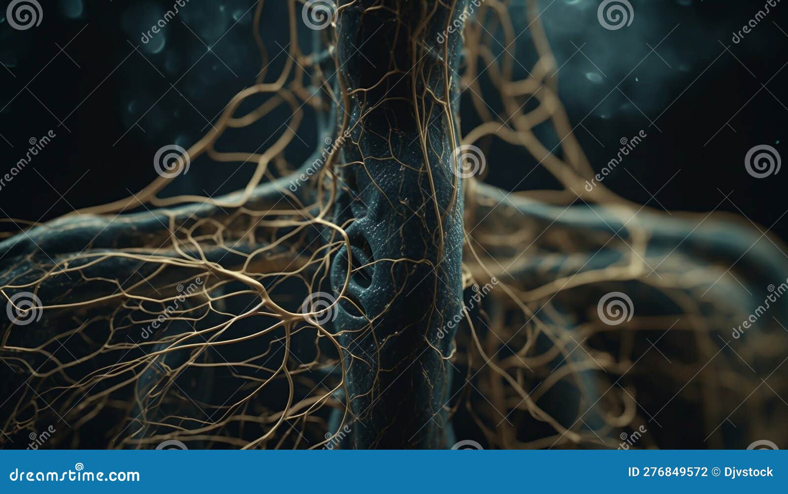 Neural Axons Branch Like Tree Roots, Connecting Synapses Generated by ...