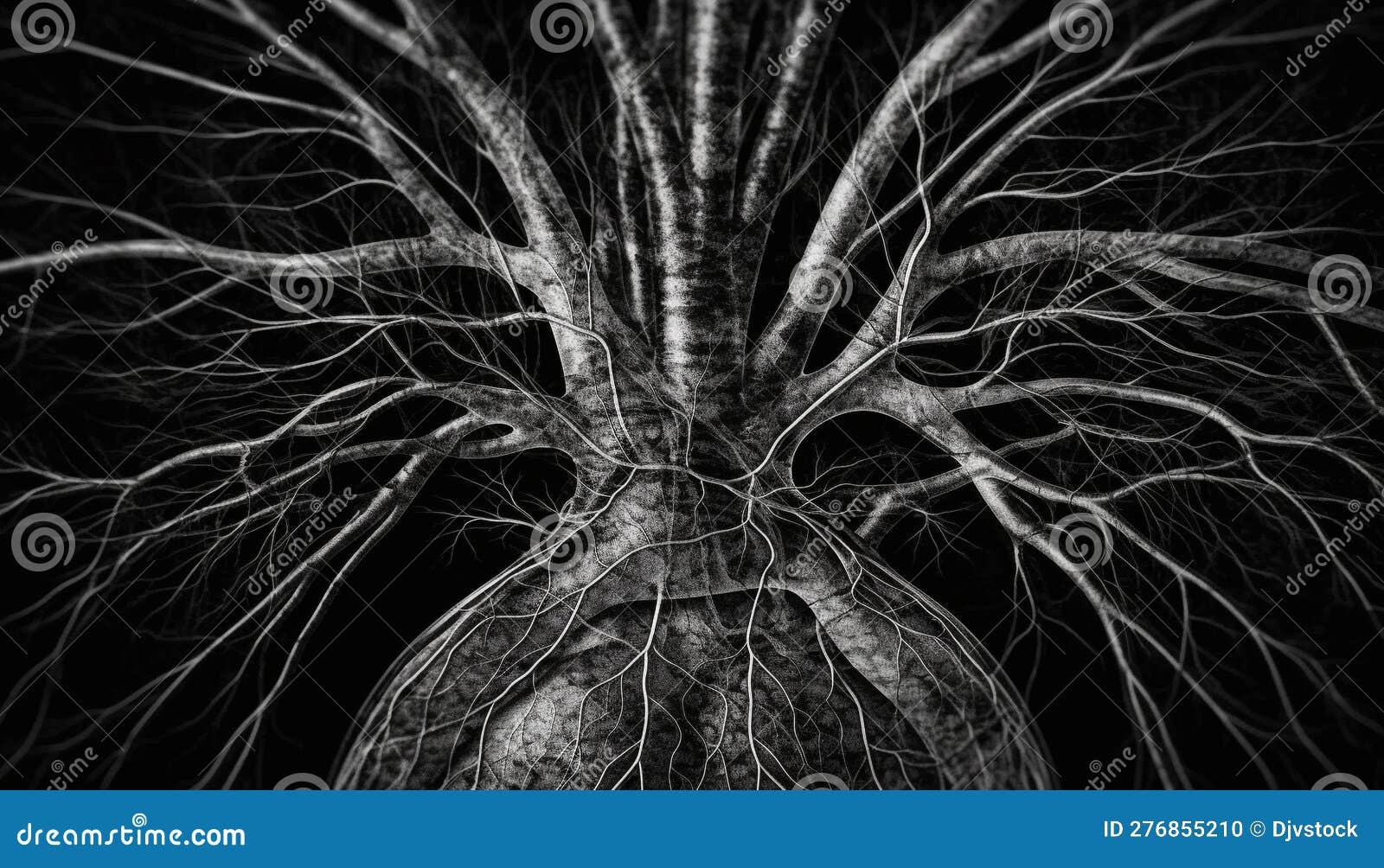 Neural Axons Branch Like Tree Roots, Synapse Generated by AI Stock ...