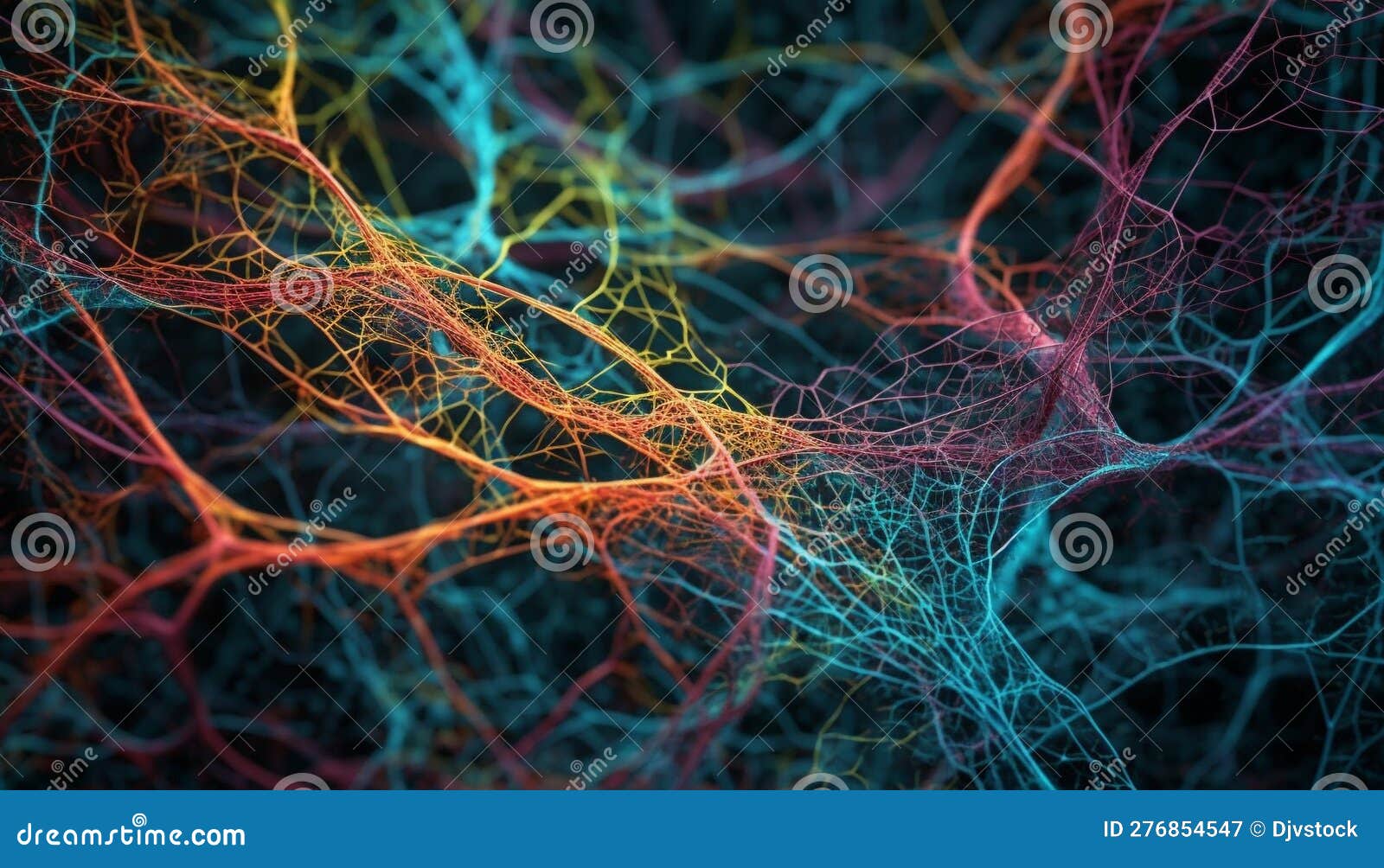 Neural Axons Connect, Glowing Synapses Communicate Motion Generated by ...