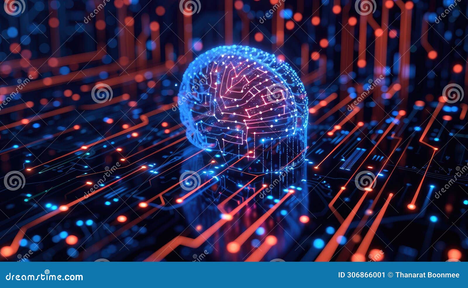 A Neural Circuit Intertwines with an Electronic Cyber Brain in a ...