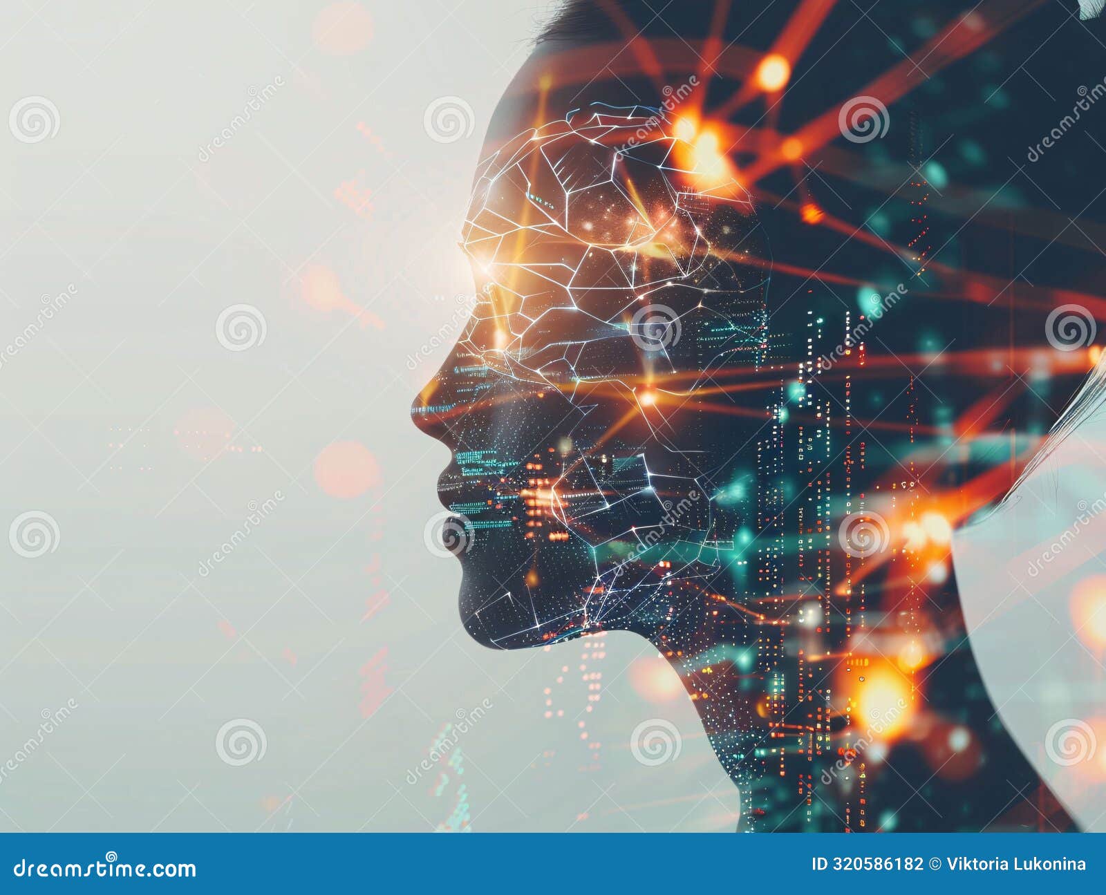Neural Circuitry and Mind stock illustration. Illustration of mind ...