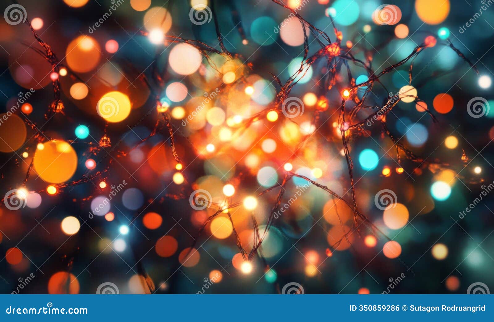 Neural Connection Vector Diagram | CartoonDealer.com #313830156