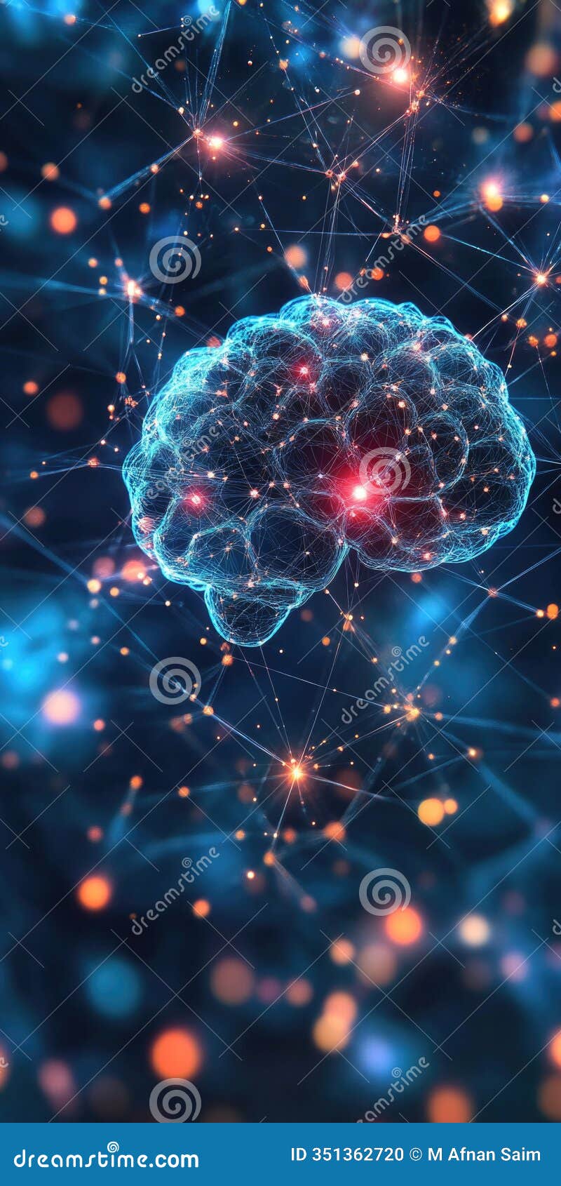 Neural Connections Sparkle in a Vivid Display of Brain Activity for ...