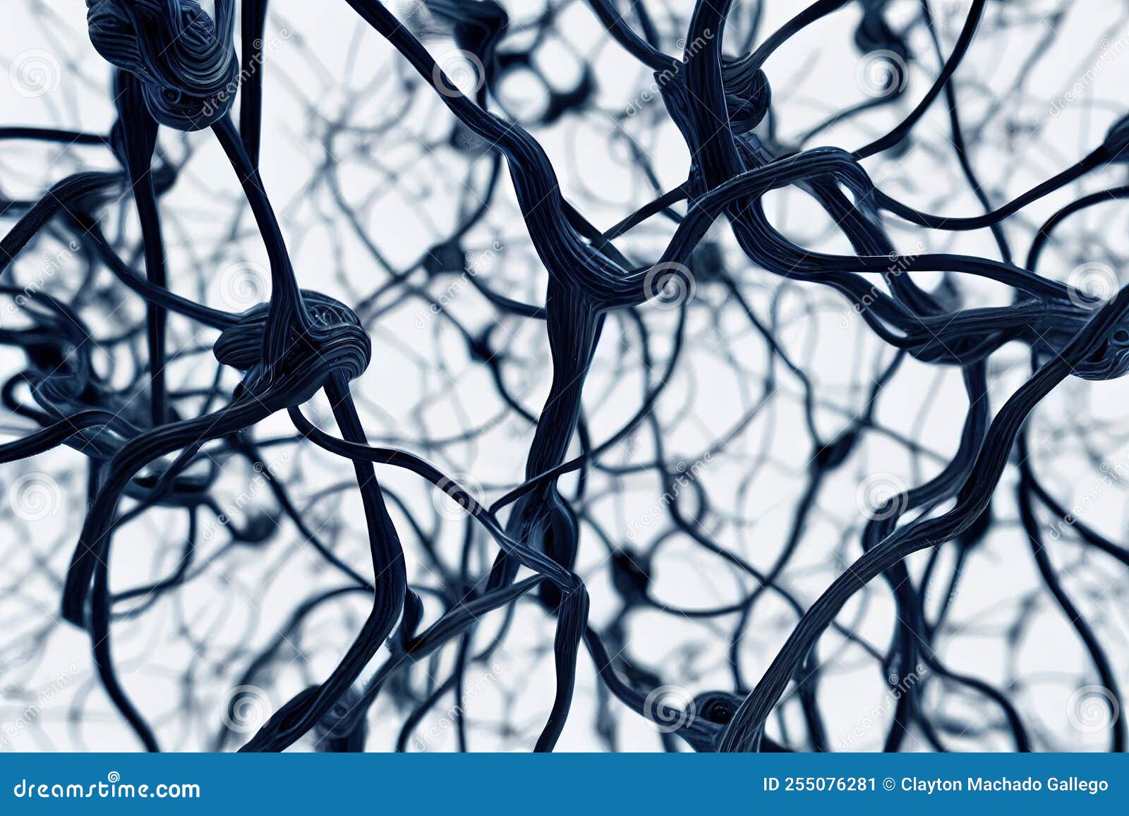 A Neural Link Network Connections Stock Illustration - Illustration of ...