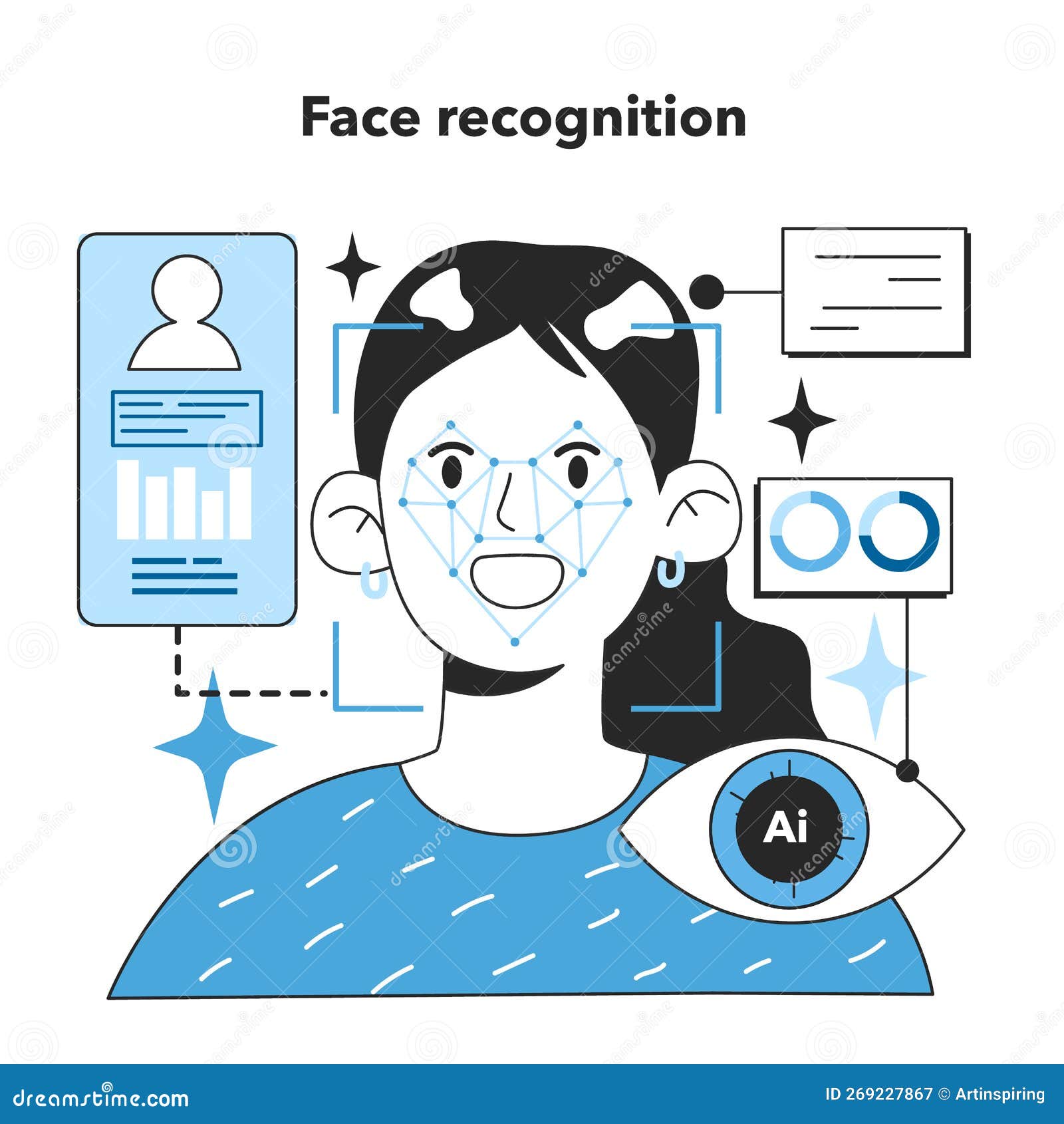 Neural Network Abilities. Self-learning Computing System Processing Stock Vector - Illustration ...