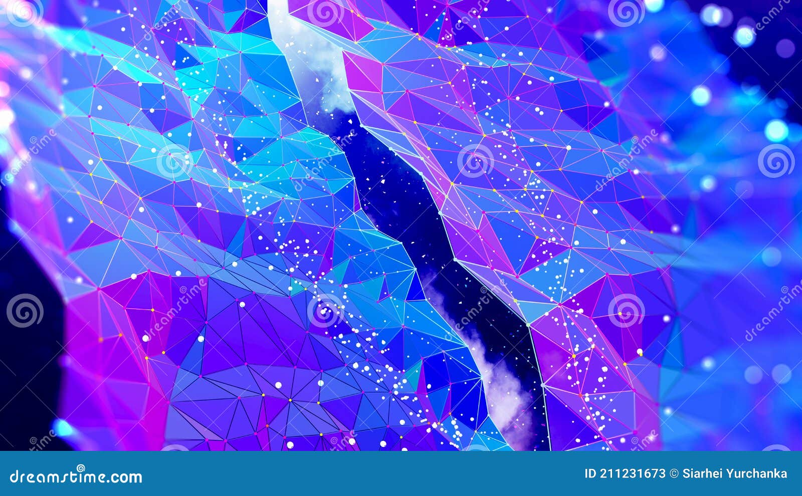 Cyber Technologies Of Future. Neural Network Of A Synthetic Organism ...