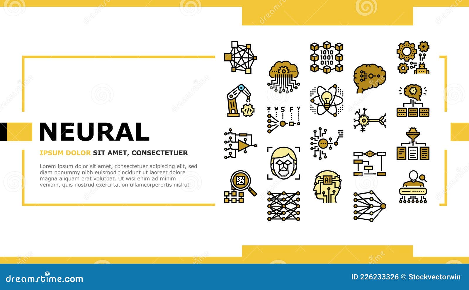 Binary Header And Commercial Targets Stock Photo | CartoonDealer.com ...