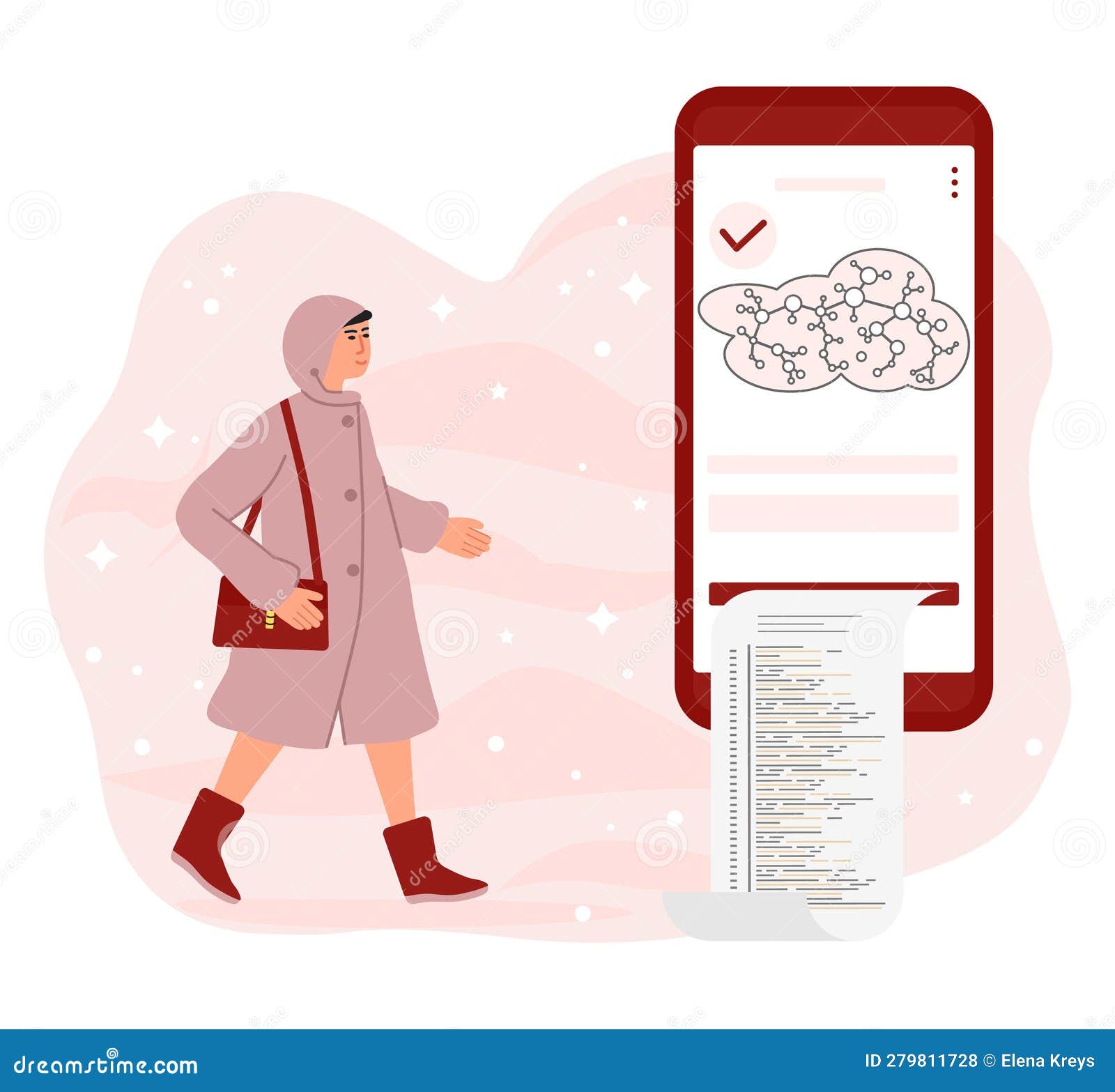 Neural Network Artificial Intelligence Bot People Stock Vector ...