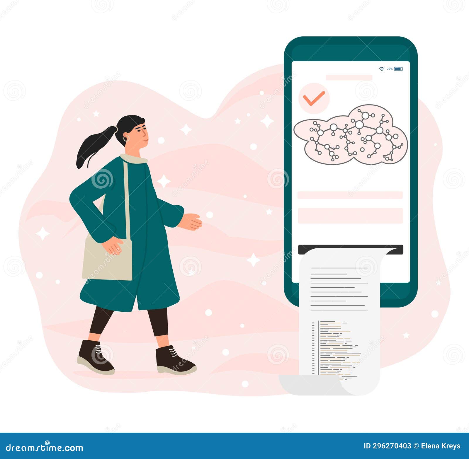 Neural Network Artificial Intelligence Bot People Stock Vector ...