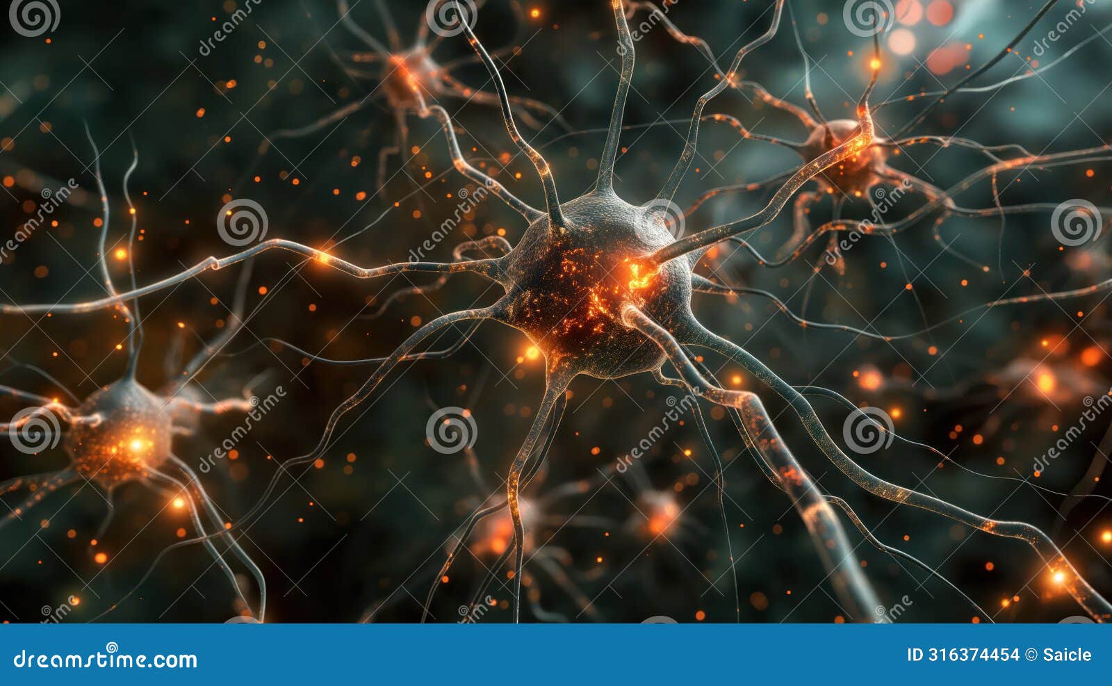 Neural Network Artificial Intelligence Tech Abstract Background ...