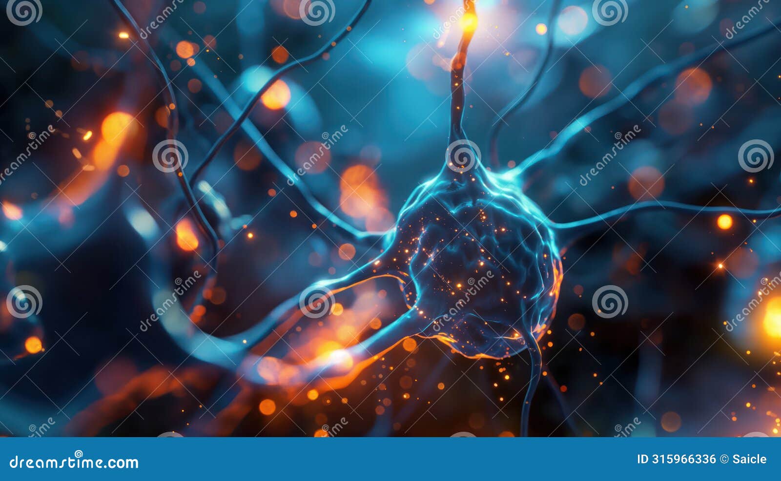 Neural Network Artificial Intelligence Tech Abstract Background Generative Ai Stock